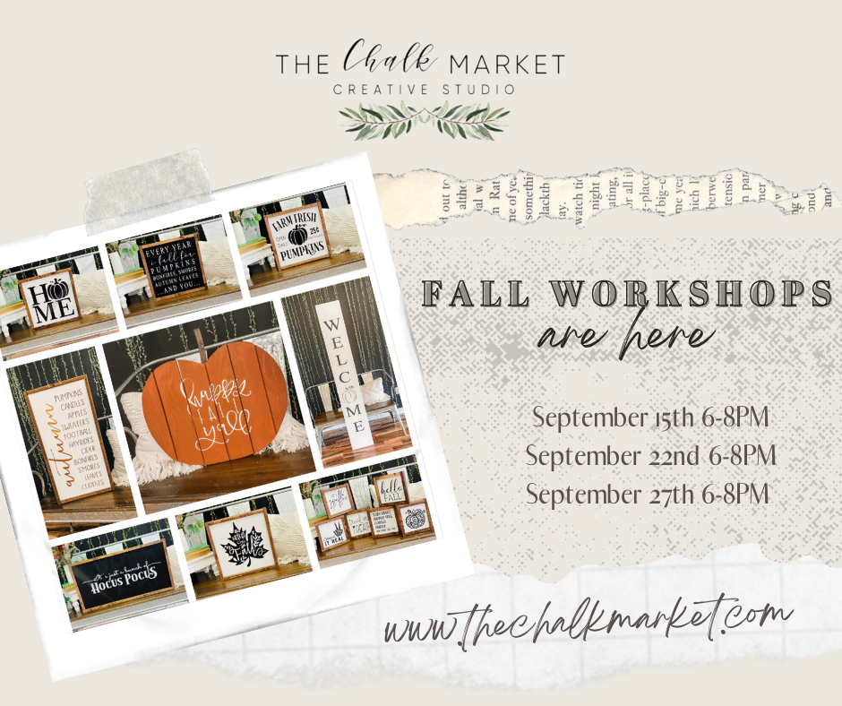 Fall Project Workshop | The Chalk Market